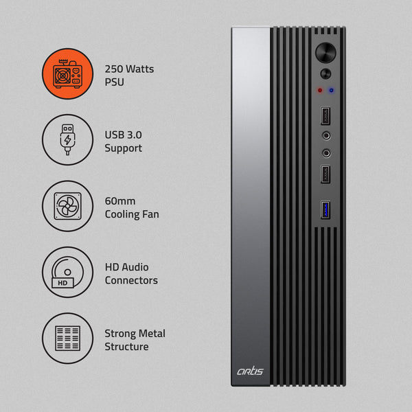 Buy Online Atom 3.0 Slim Computer Cabinet at Best Prices