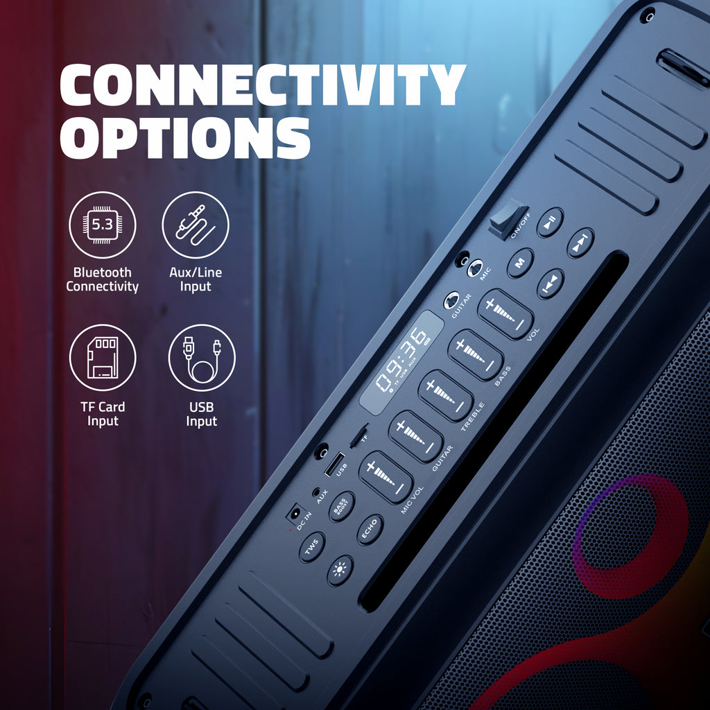 Buy Online Artis SoundPro 500 100W Bluetooth Party Speaker