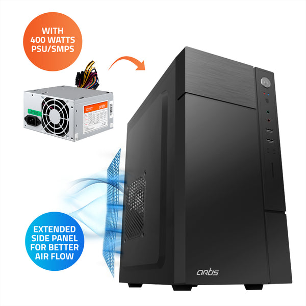 2220 2.0 C Computer Cabinet Support Micro ATX Motherboard, 1 x 80mm Fa